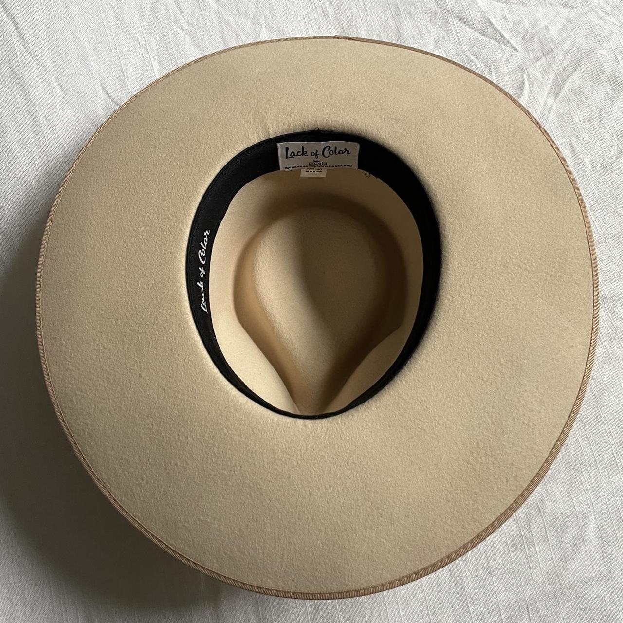 LACK OF COLOR- Ivory Rancher. SIZE SMALL. Basically... - Depop