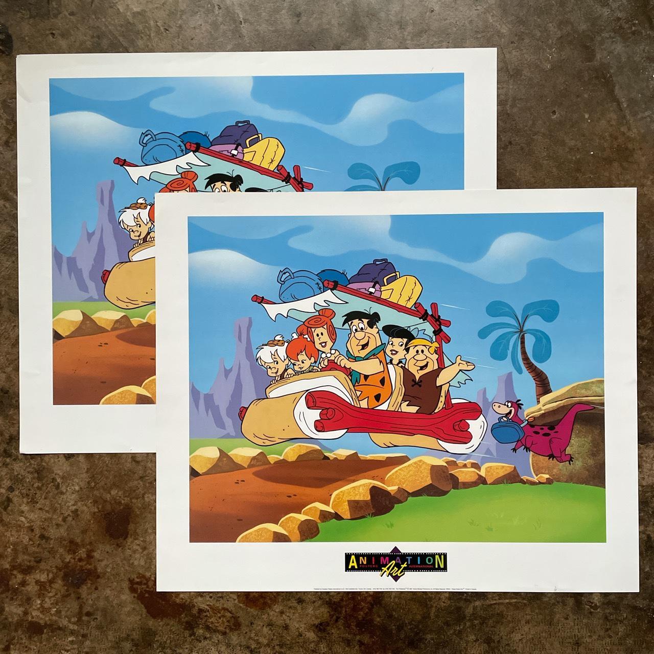 Vintage 1993 The Flintstones Yabba Dabba-Doo Art... - Depop