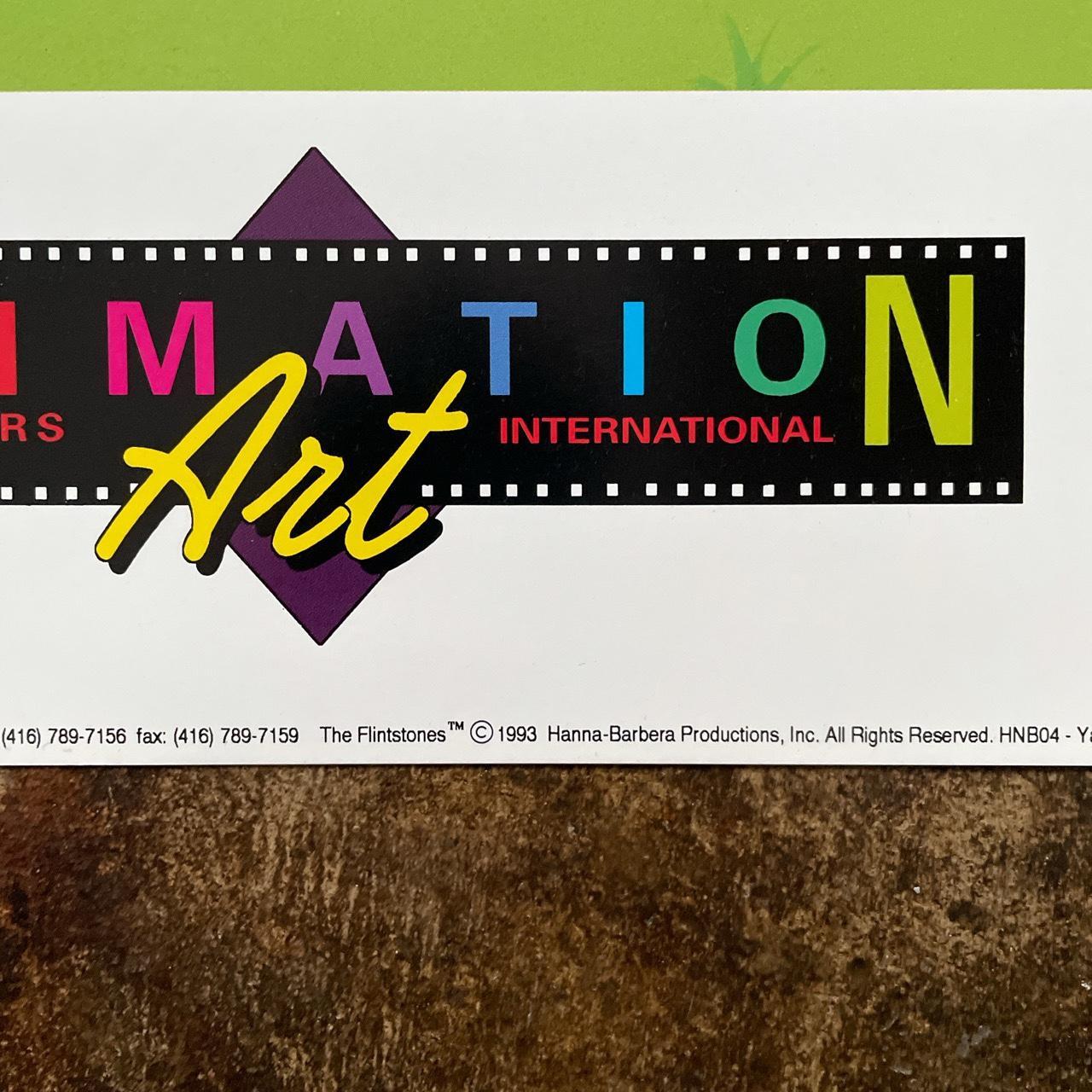 Vintage 1993 The Flintstones Yabba Dabba-Doo Art... - Depop