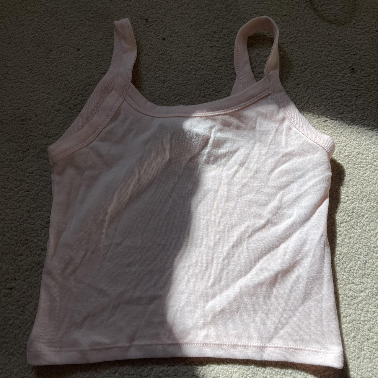 Y2k baby pink cami size xs topshop - Depop
