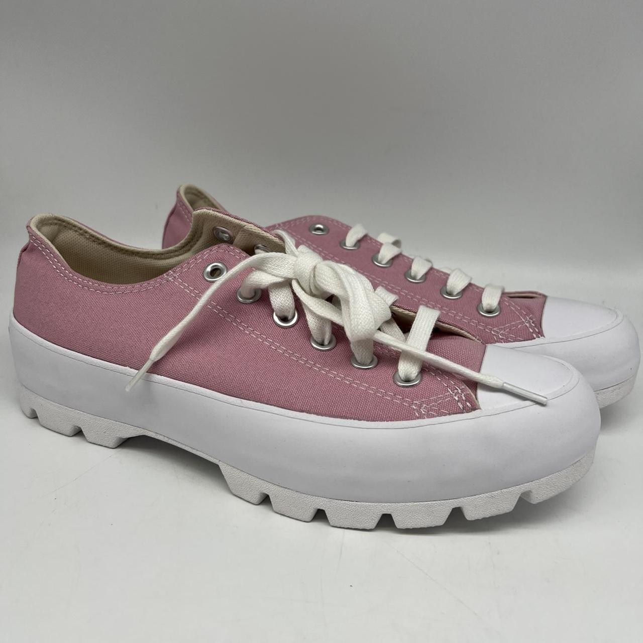 Converse Platform Chunky Sole Pink Canvas New w/o... - Depop