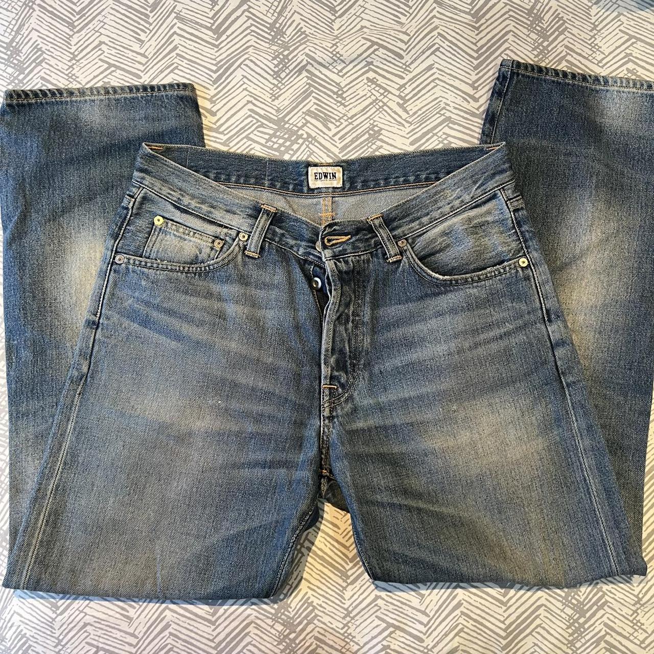 Edwin Men's Blue Jeans | Depop