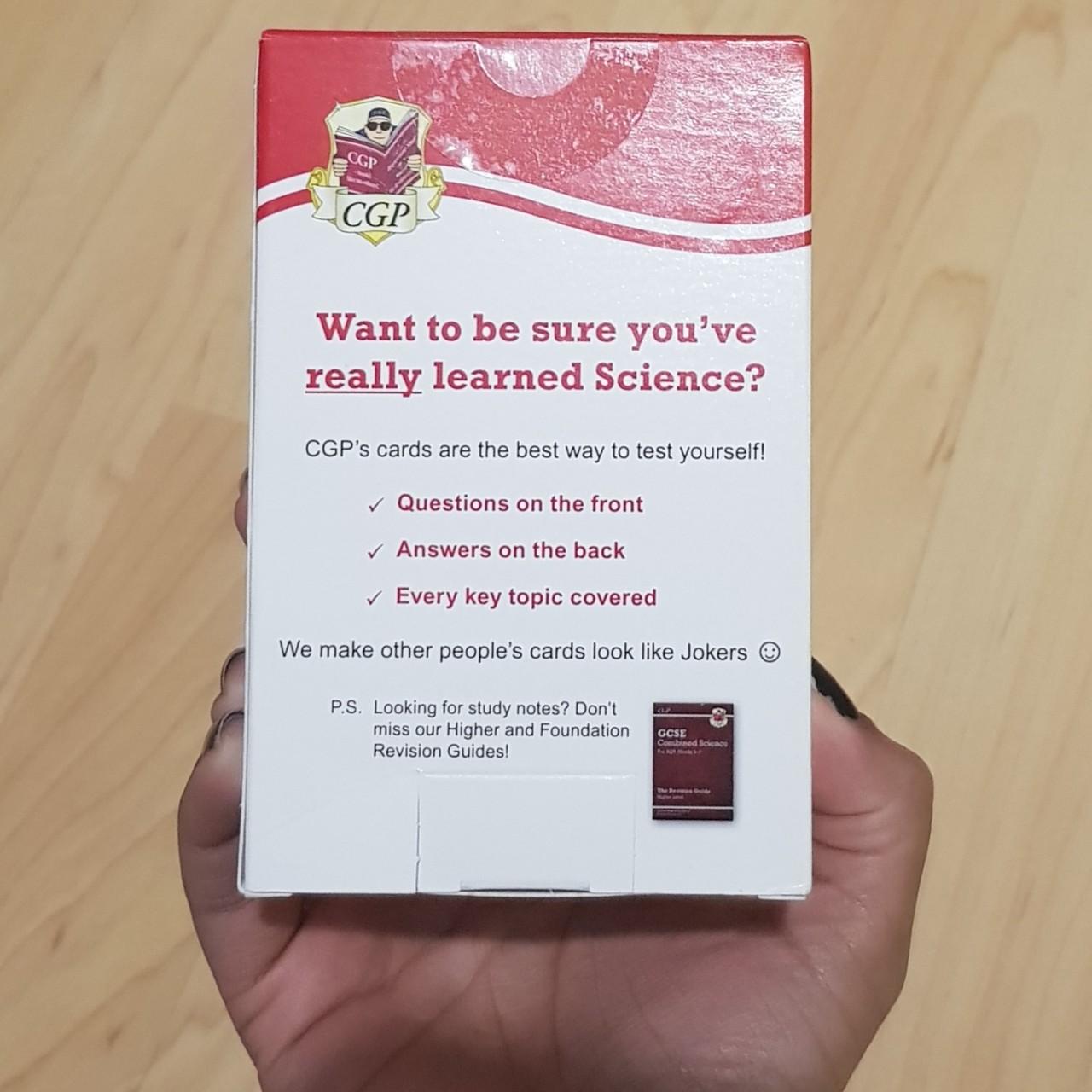 Combined science GCSE flashcards. Exam board AQA new... - Depop