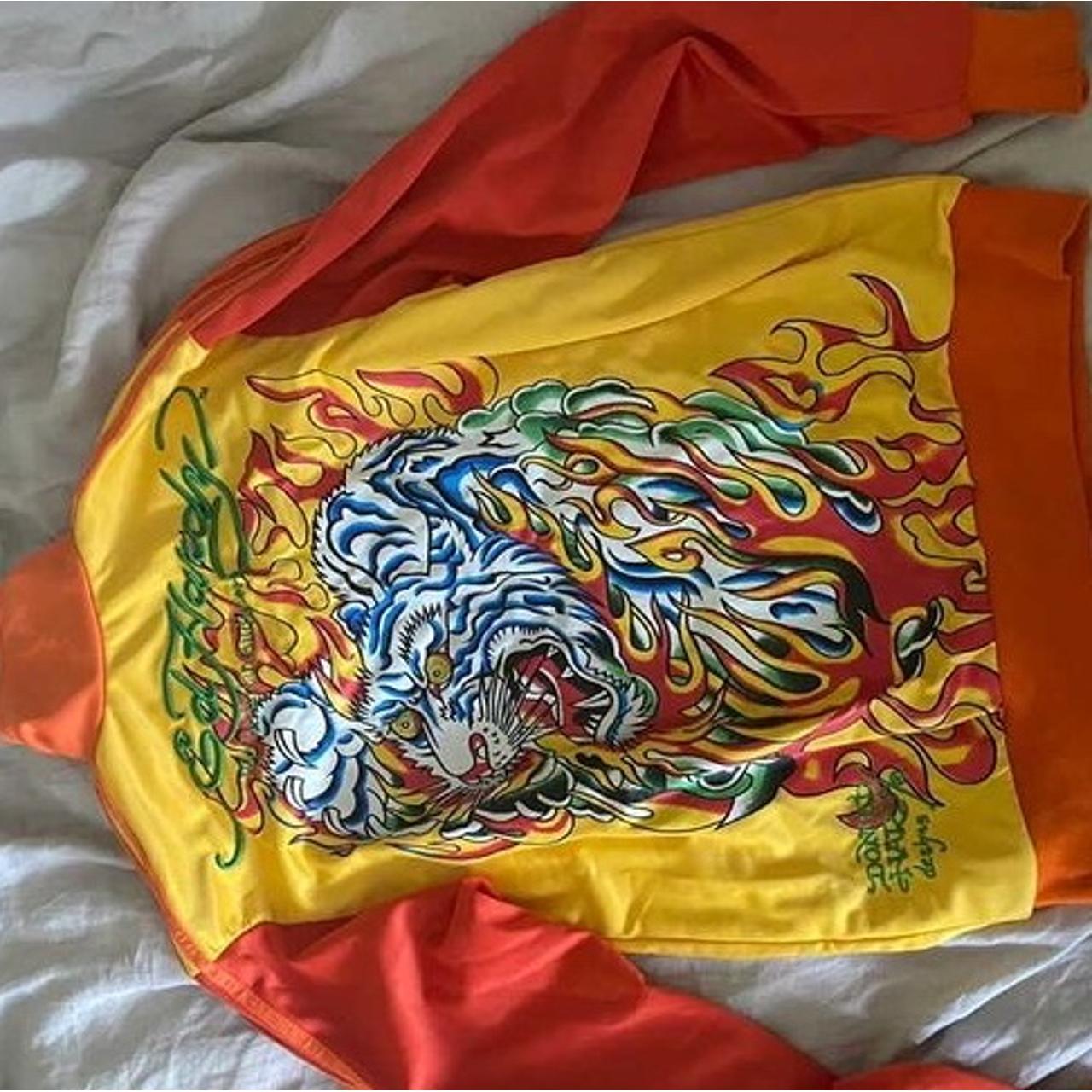 Men’s Ed hardy jacket in a size medium Can be unisex... - Depop