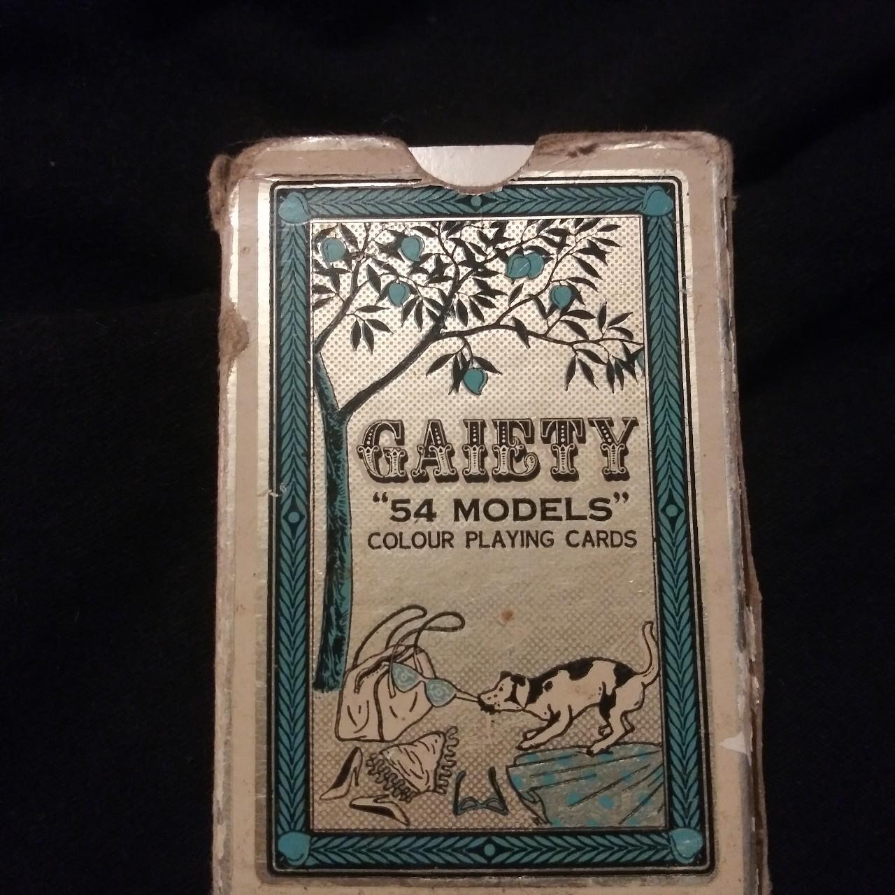 Vintage Gaiety "54 Models" Playing Cards... This... - Depop
