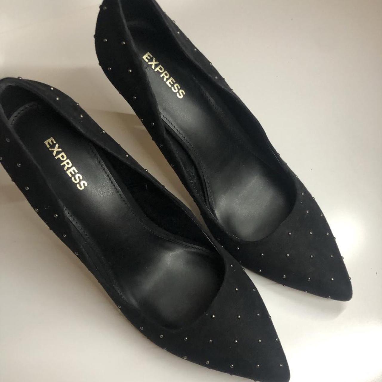 Express Women's Black Courts | Depop