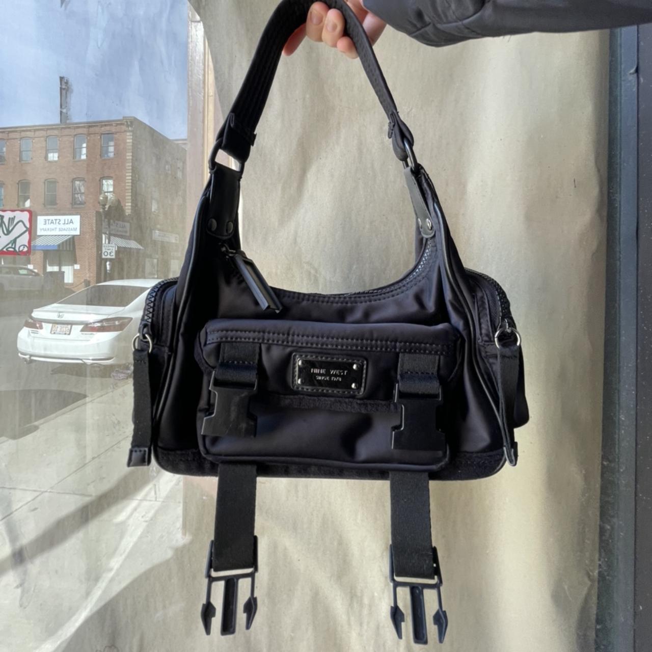 NINE WEST BLACK STREET BAG - Depop