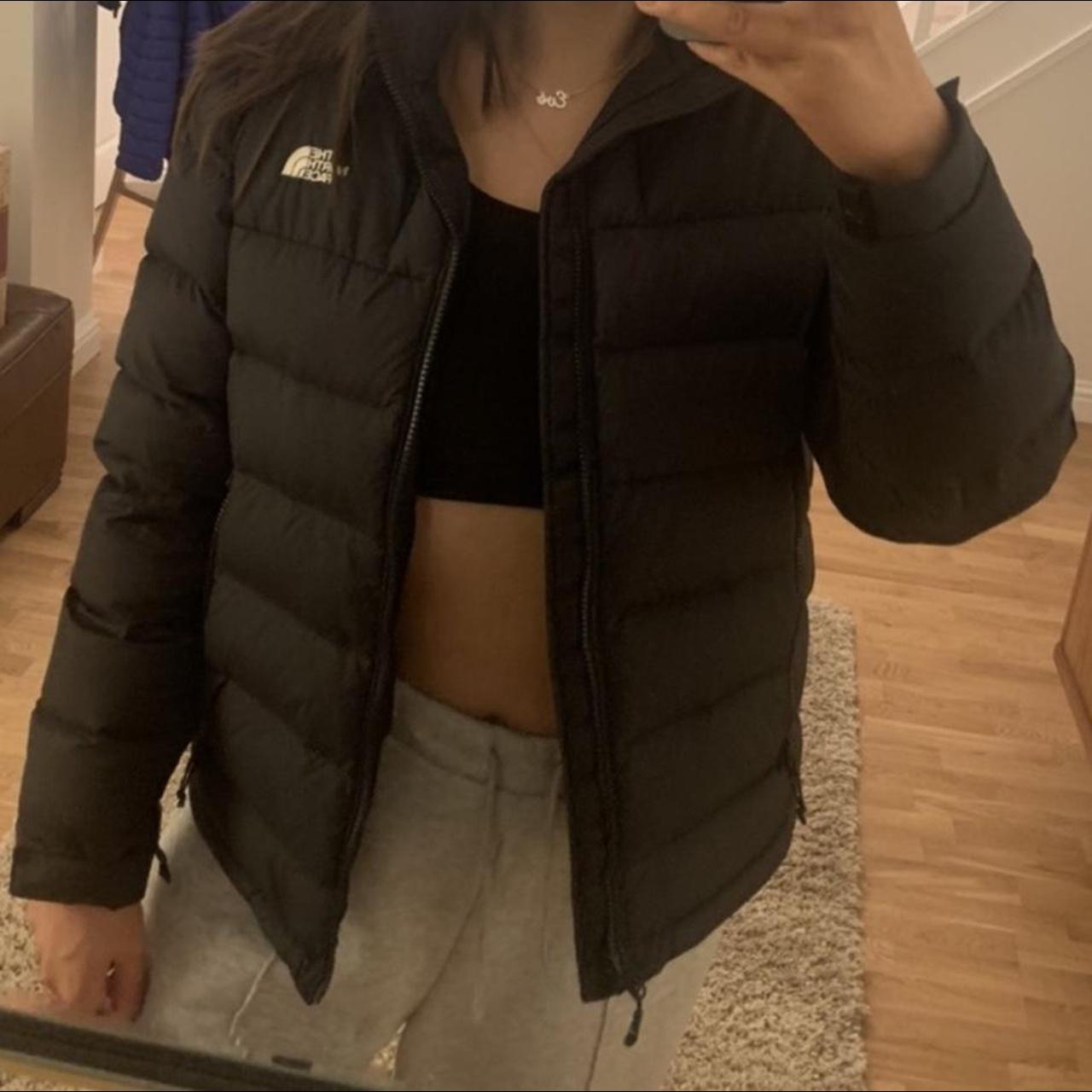 North face womens puffa coat Size 12 ( I am a size... - Depop