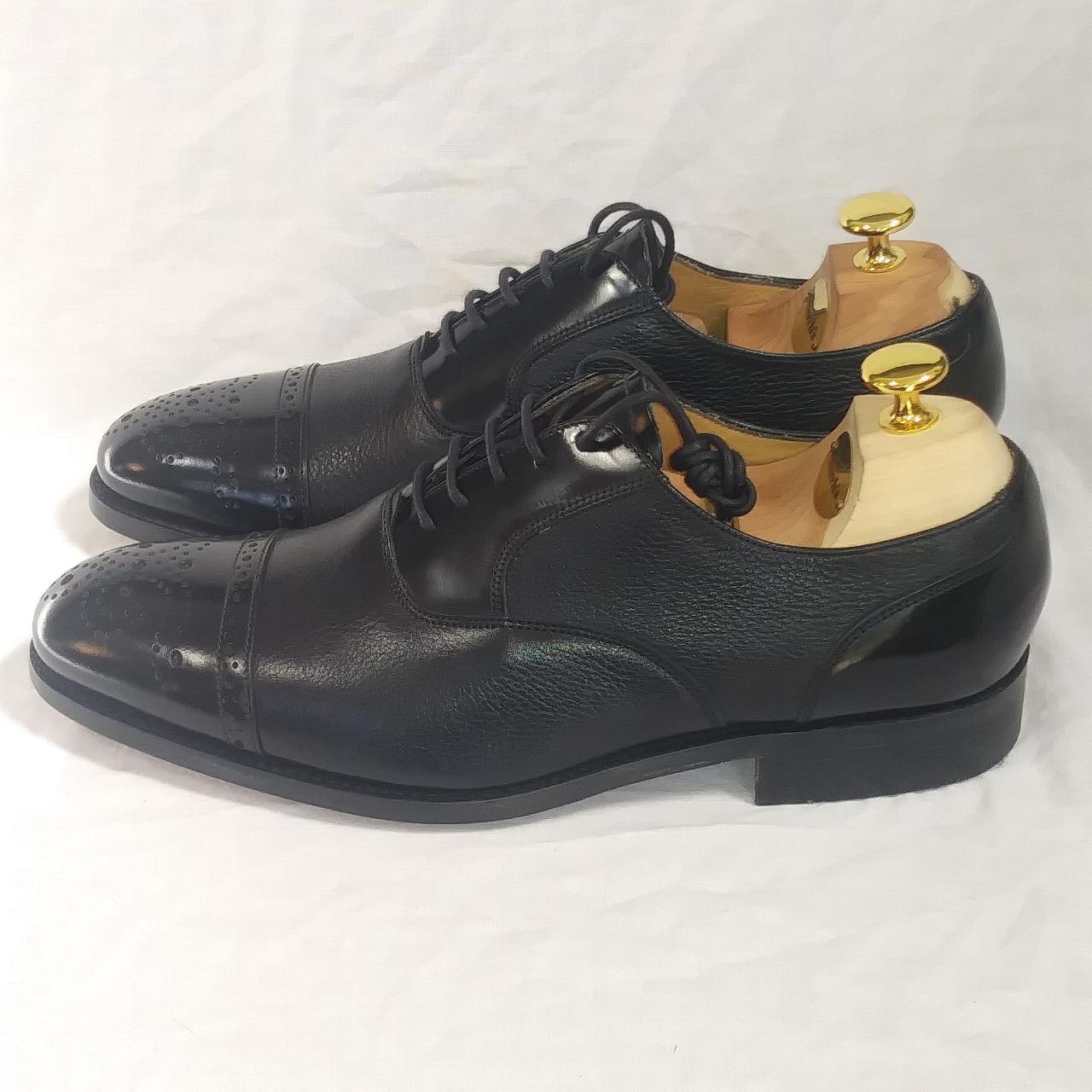 Barker's timeless Oxford Semi Brogue crafted using... | Depop