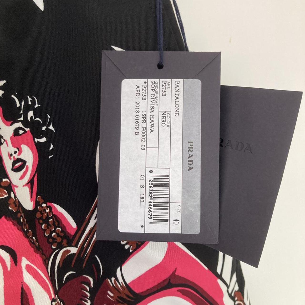 🌺Prada Hawaii popeline pants size 40 ita #pants... - Depop