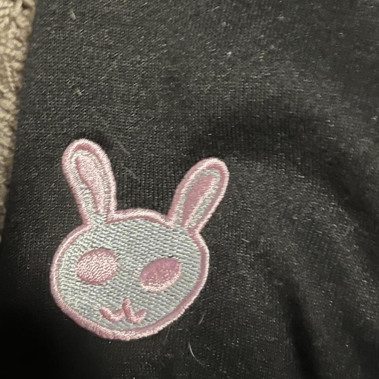 Emo Egirl Y2k Grunge Bunny Hoodie With Ears 🫶 Not Depop