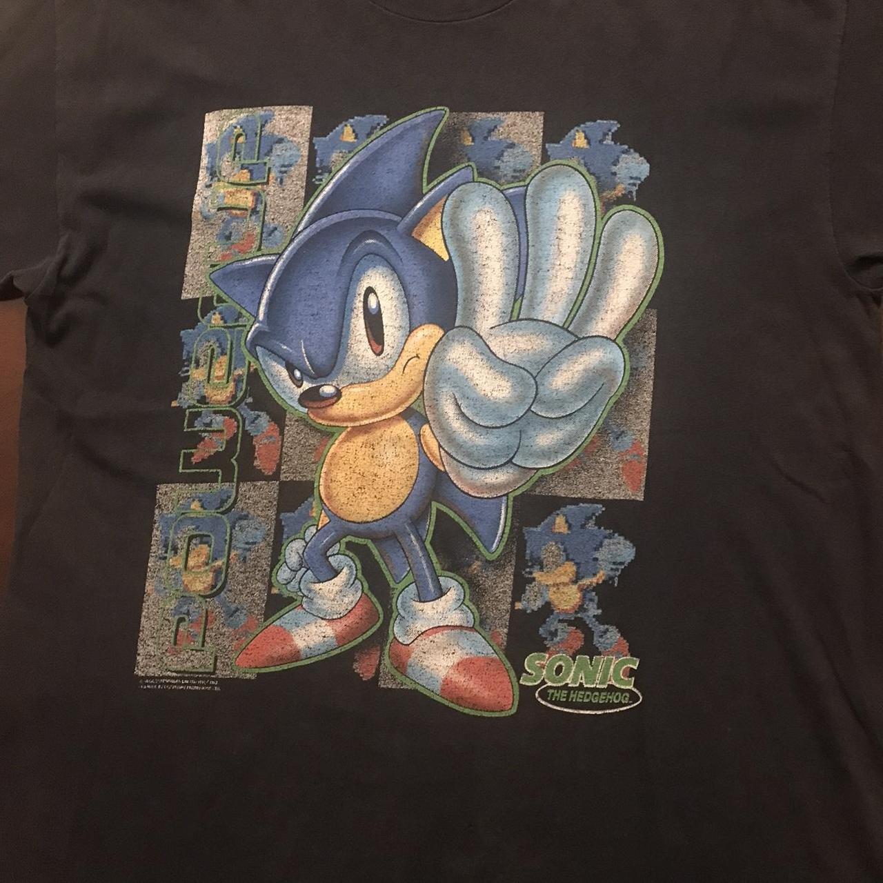Vintage 1993 Sonic the Hedgehog 3 promo t-shirt. Tee... - Depop
