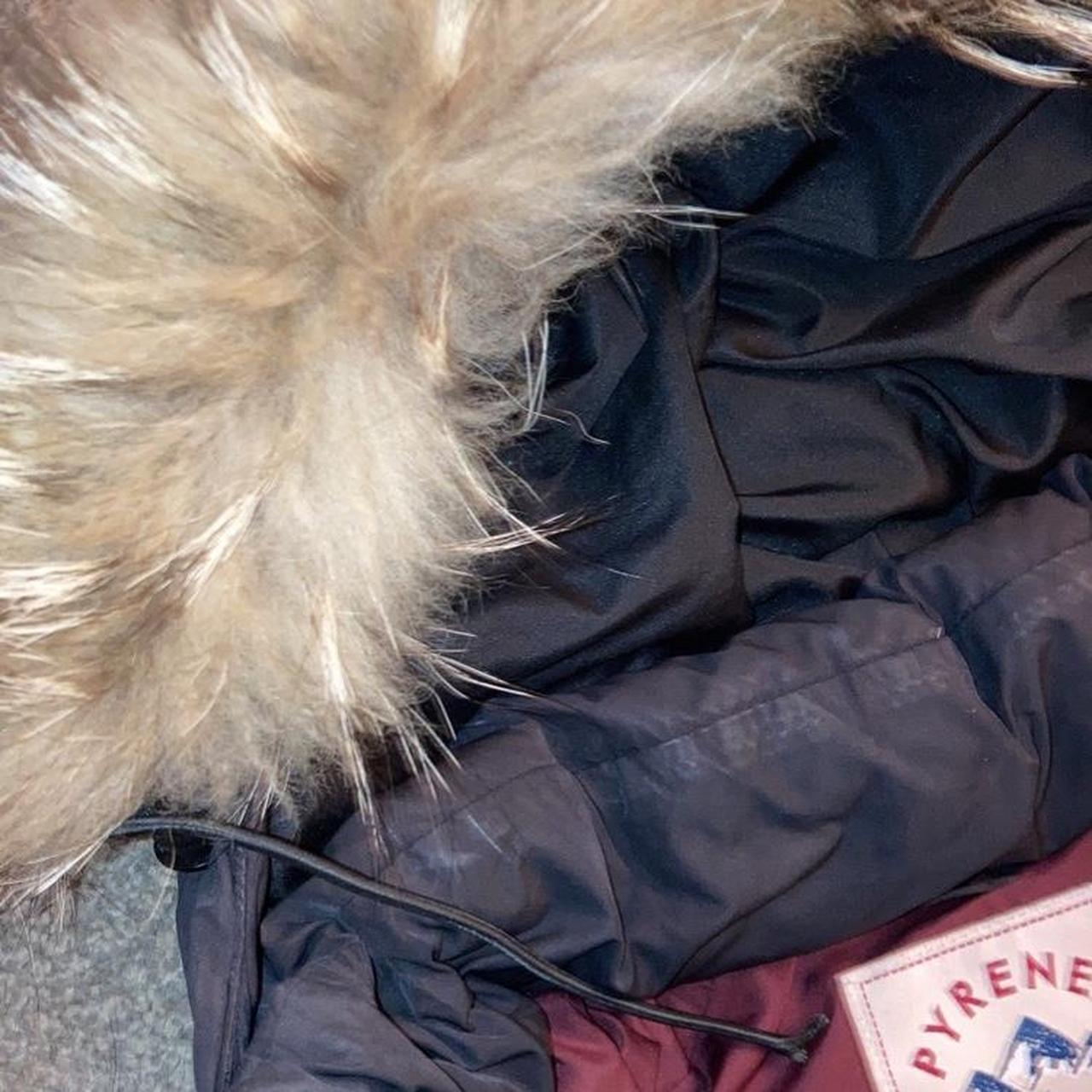 Pyrenex kids 12years aviator coat real fur signs of... - Depop