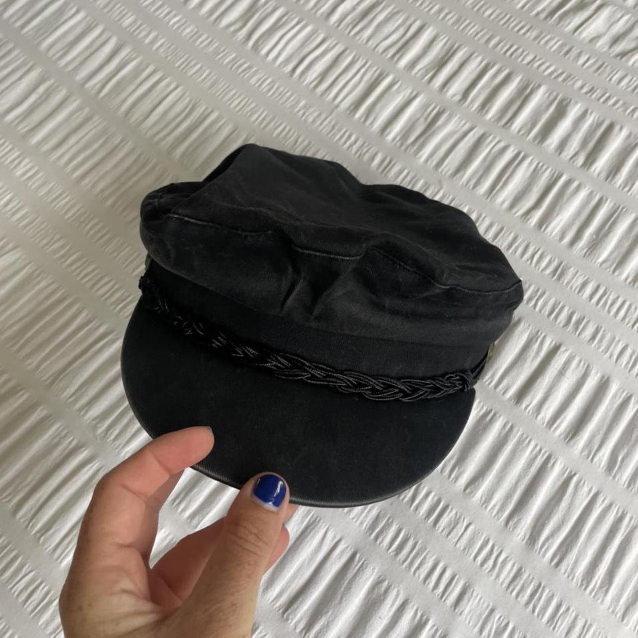 Classic black train drivers cap I’ve had some great... - Depop