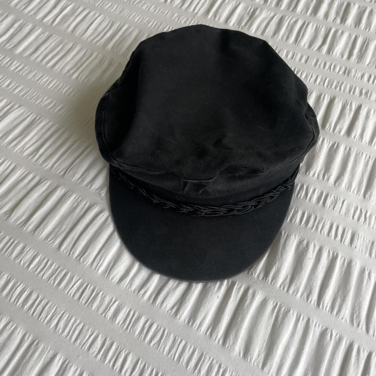 Classic black train drivers cap I’ve had some great... - Depop