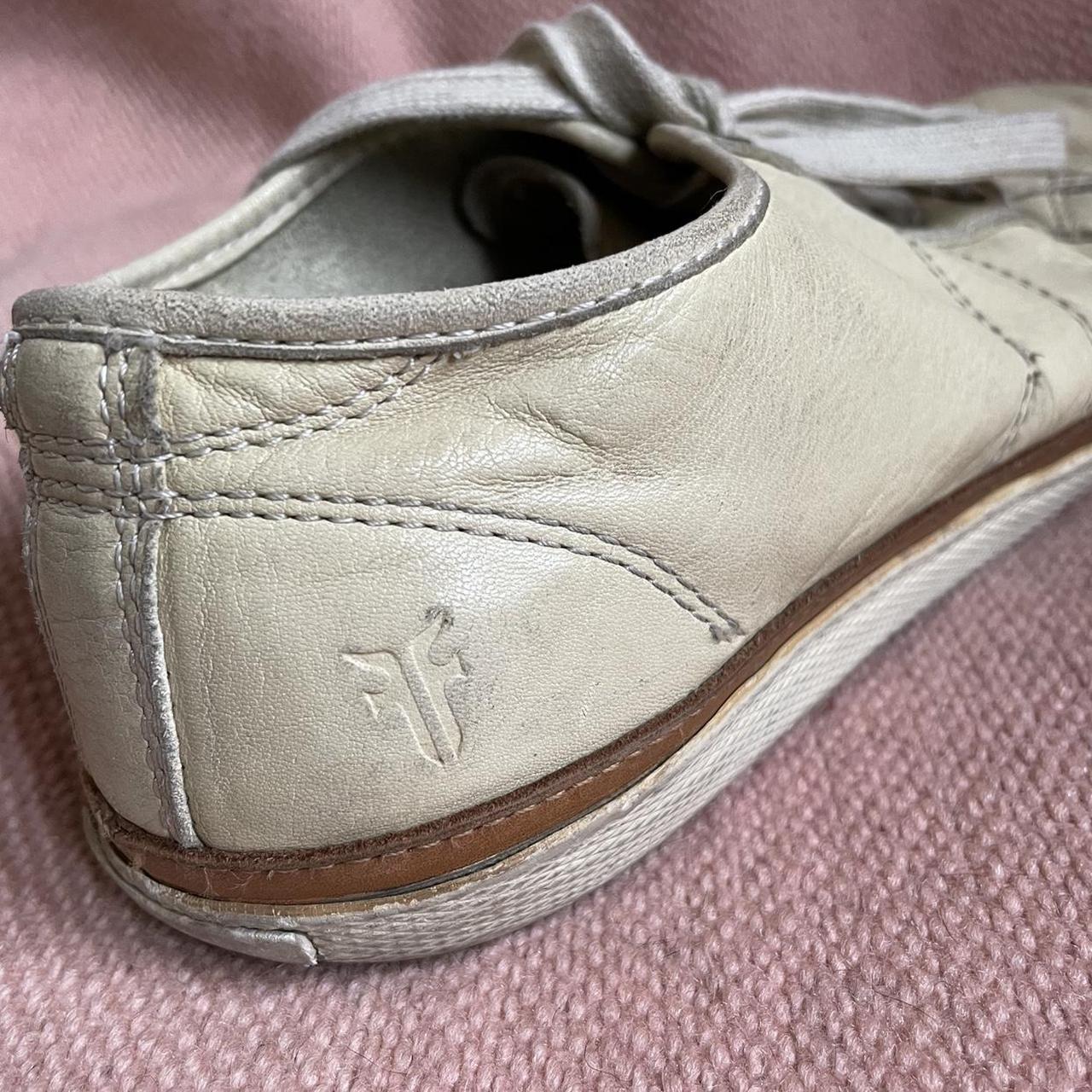 Leather sneakers from Frye. A nice subtle twist on... - Depop