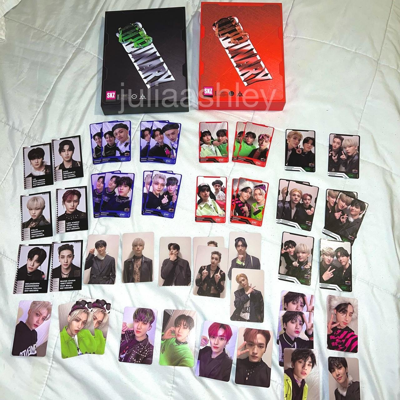 stray kids oddinary album / photocards bundling with... - Depop