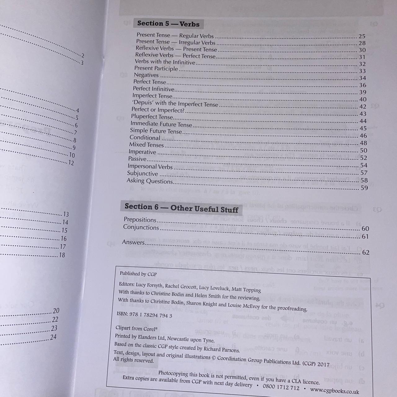 CPG GCSE French Grammar Revision Workbook 🇫🇷 Never... - Depop