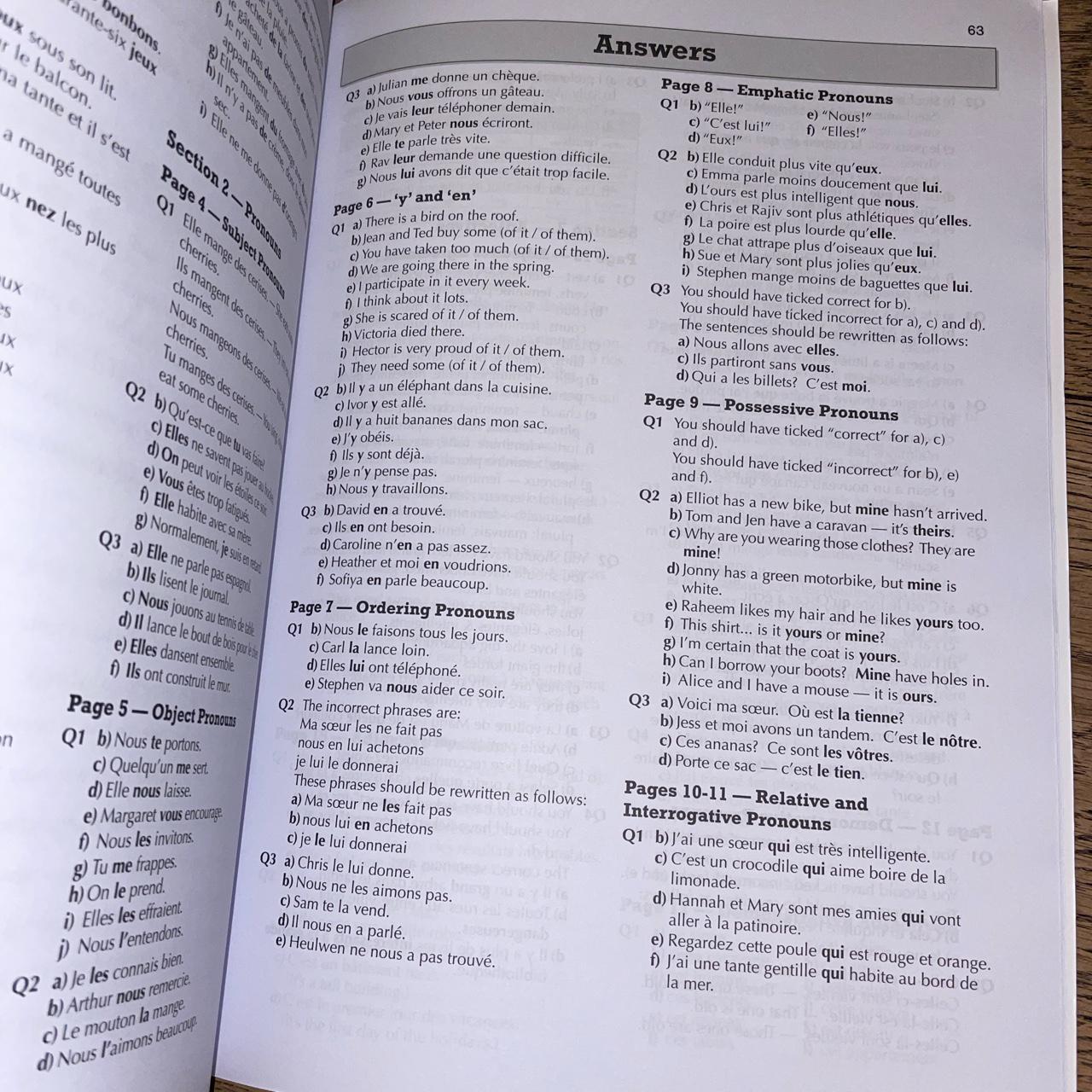 CPG GCSE French Grammar Revision Workbook 🇫🇷 Never... - Depop