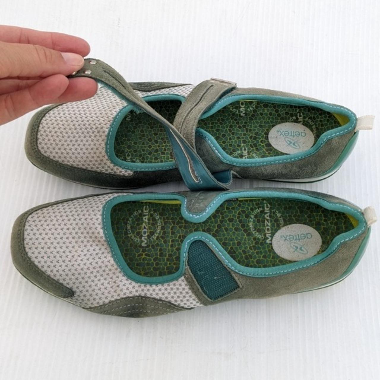 AETREX Lizzy Mary Jane shoes size 8.5 wide greens... - Depop