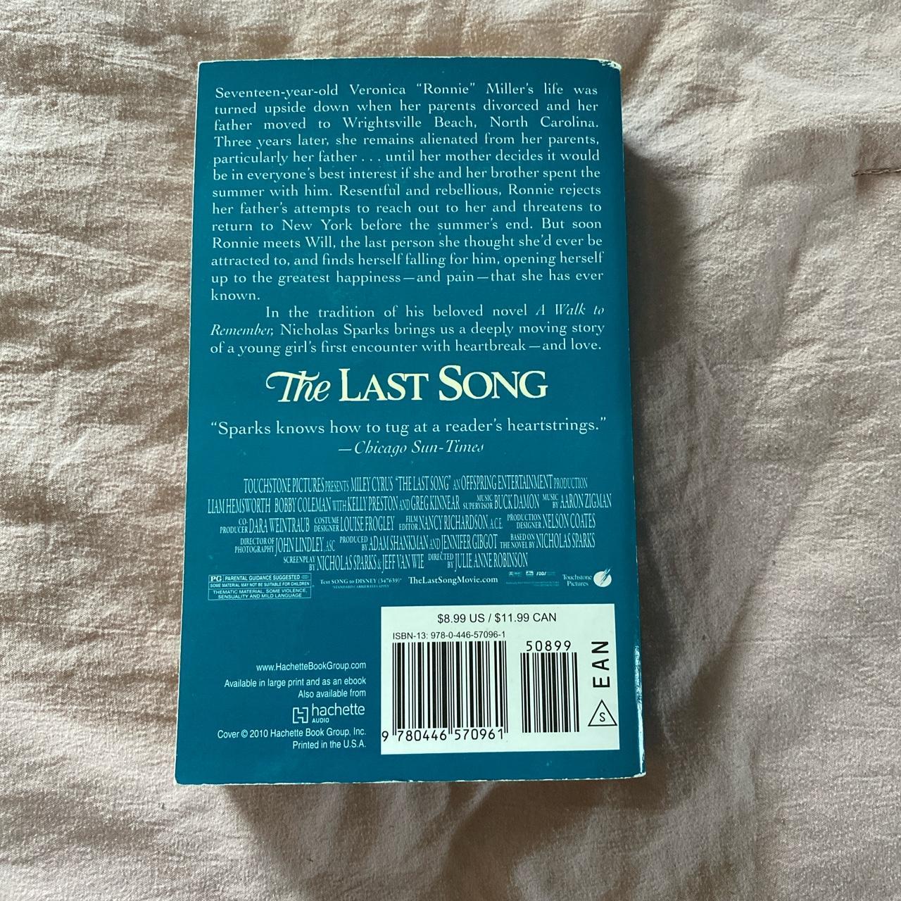 The last song movie cover By Nicholas sparks... - Depop