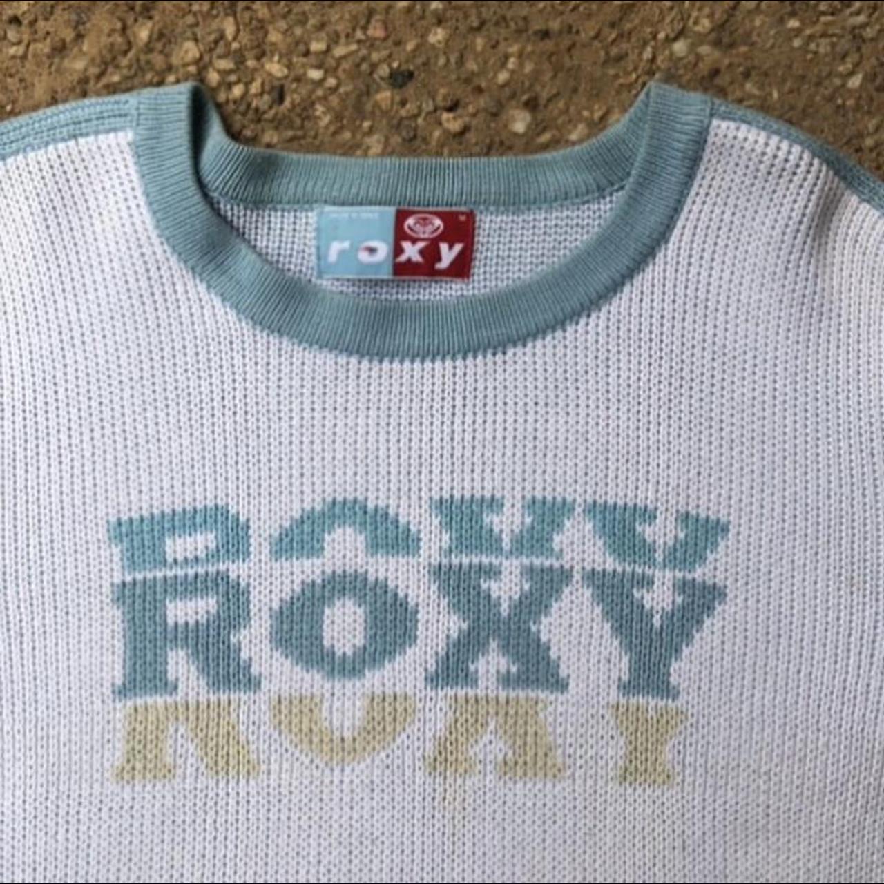 Cute Roxy Women’s spell out Sweater labeled as an... - Depop