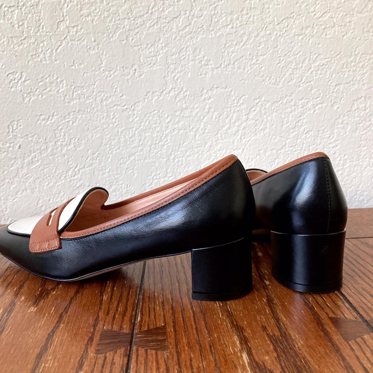 JCrew Block Heel Loafer These smart heeled loafers... - Depop