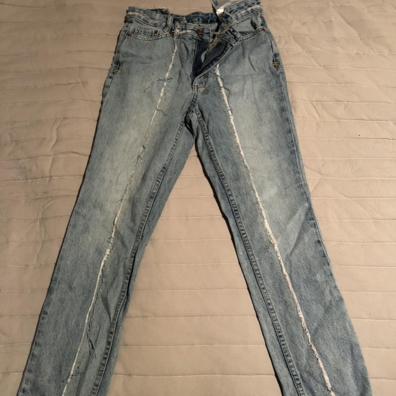 Letting go of one of my favorite pair of jeans,... | Depop