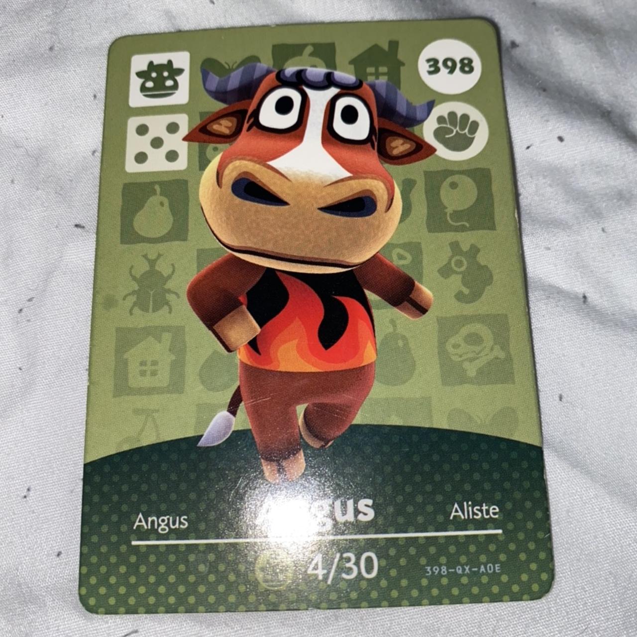 Angus Animal Crossing Amiibo Lightly used, good... - Depop