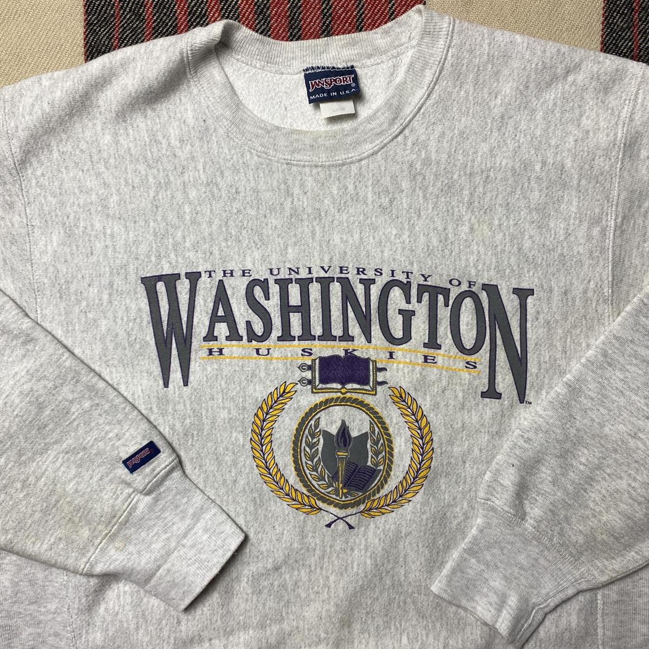 Vintage 90s University Of Washington Huskies... - Depop