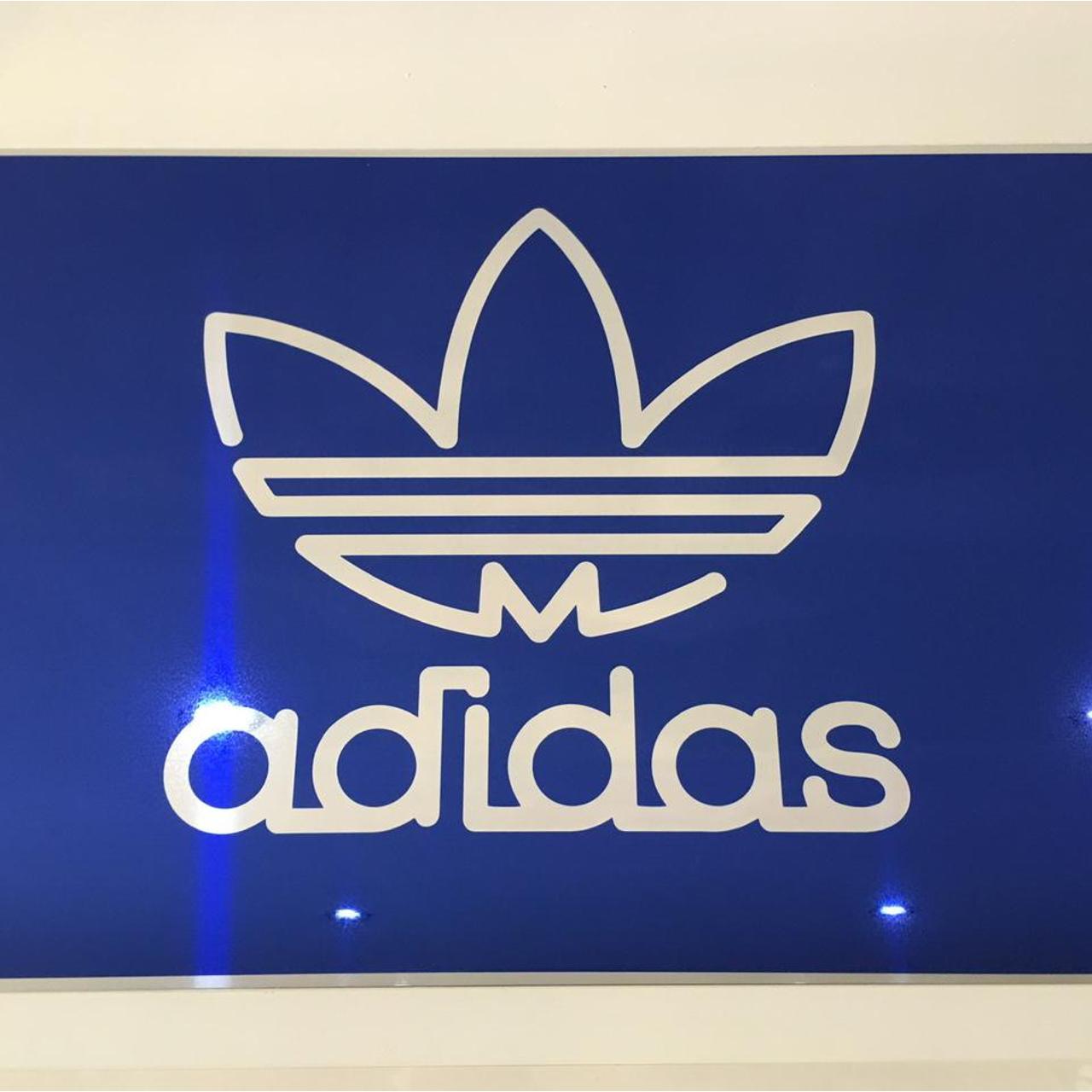 Large Adidas Originals shop display sign art on... - Depop