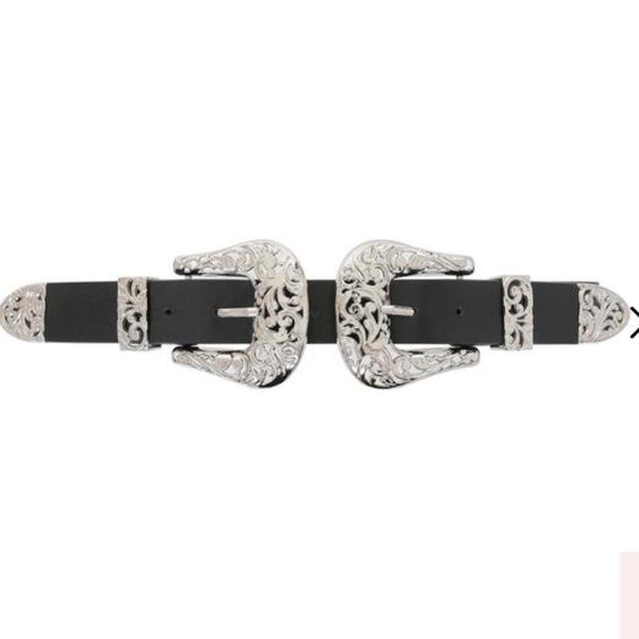 WESTERN STYLE DOUBLE BUCKLE WAIST BELT BOHO... - Depop