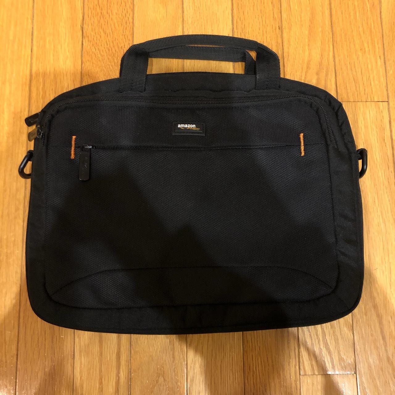 Amazon Basics black mini zip up briefcase! In nearly... - Depop