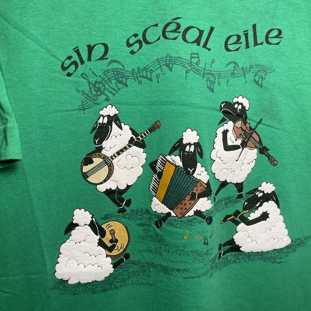 Irish Sheep Vintage T-Shirt Sin Sceal Eile, 90s... - Depop