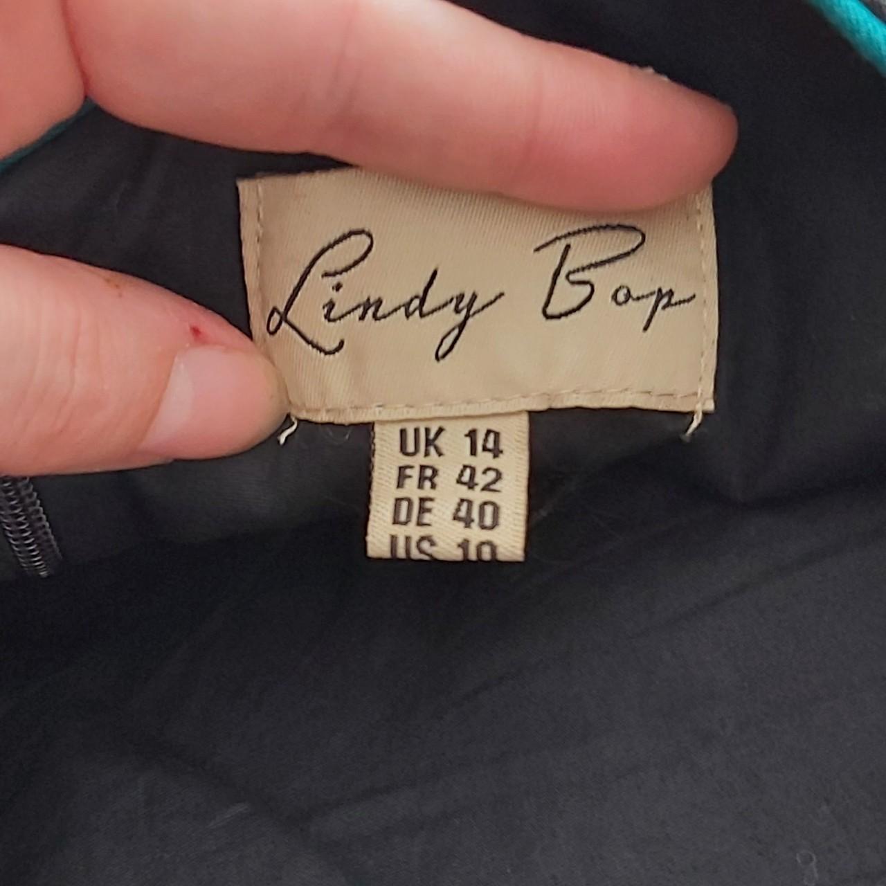 Lindy Bop ariel Black swallow print in UK14. This is... - Depop