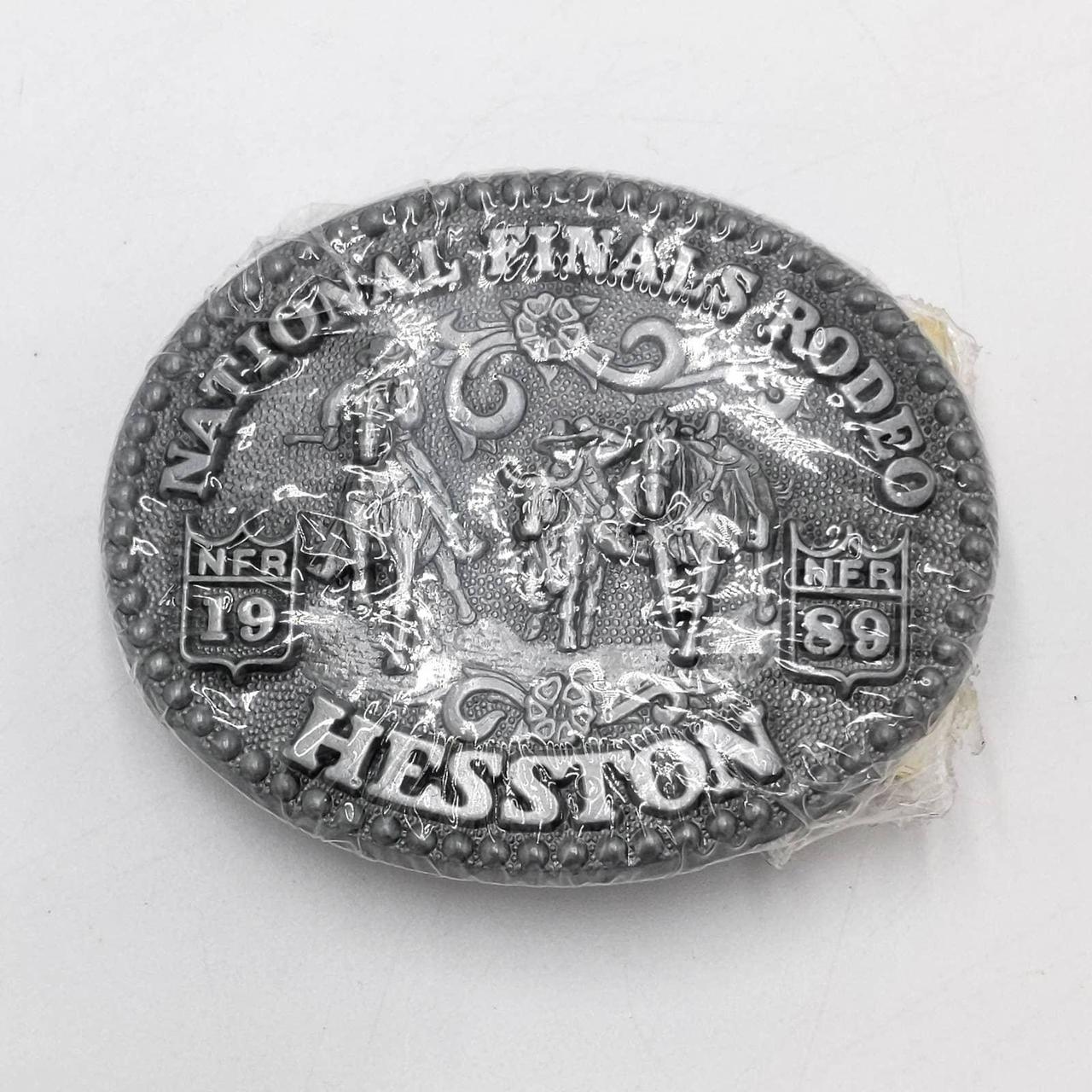 Vintage National Finals Rodeo NFR 1989 Hesston Belt... - Depop Vintage National Finals Rodeo NFR 1989 Hesston Belt... - Depop