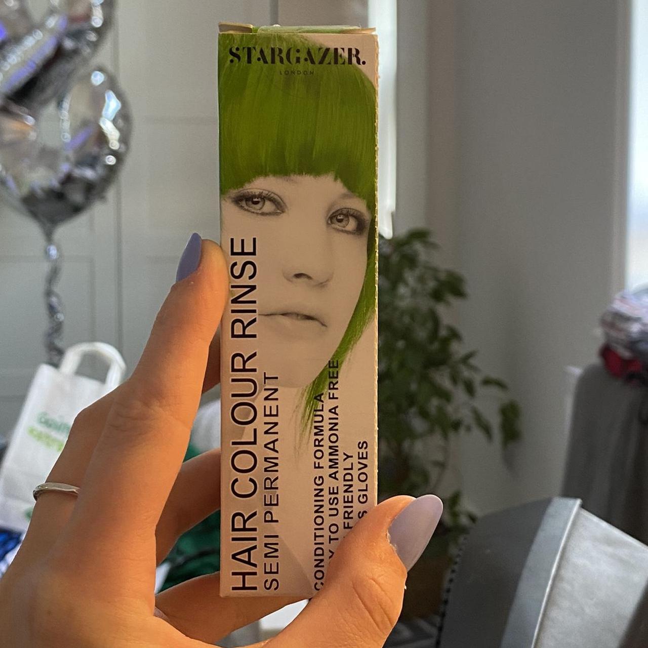stargazer green semi permanent hair dye free shipping - Depop