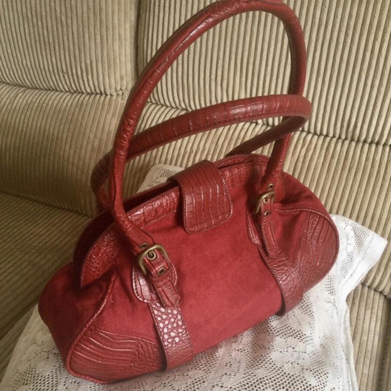 Red principles handbag - Depop