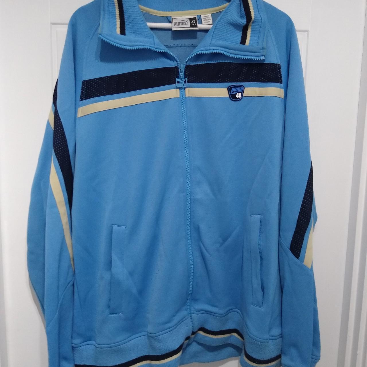 Puma Men's Blue Jacket | Depop