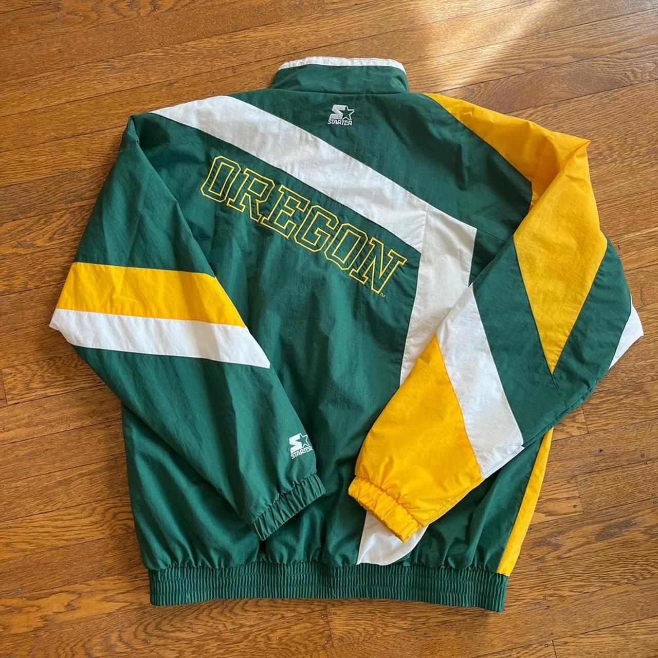 Vintage University Of Oregon Ducks Starter Jacket!... - Depop