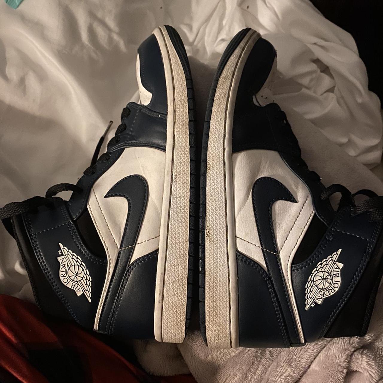 DONT BUT YET!!! Size 7 jordan 1 navy blue don’t... - Depop