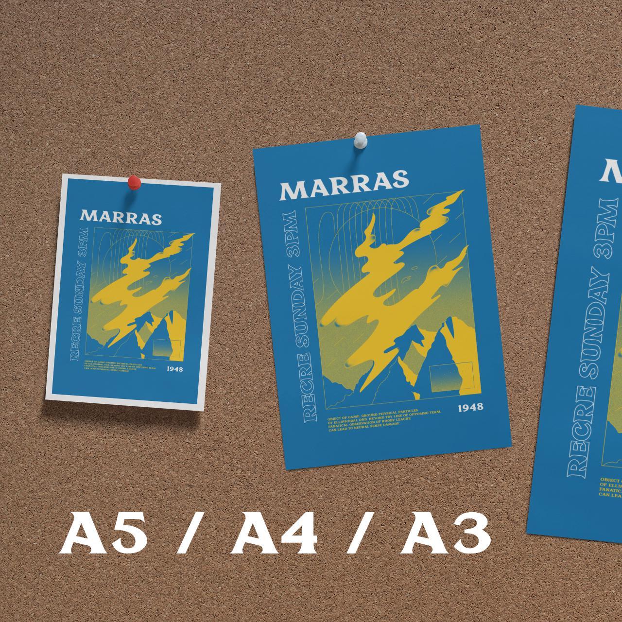 Whitehaven RLFC inspired Psychedelic Art A4... - Depop