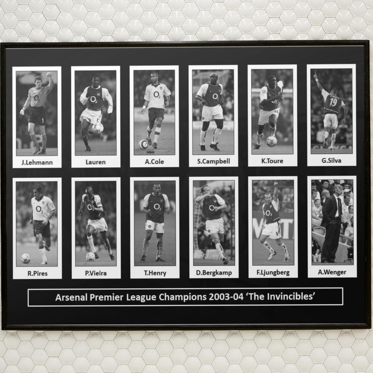 Arsenal A4 Print Only - Frame Not Included. Black... - Depop