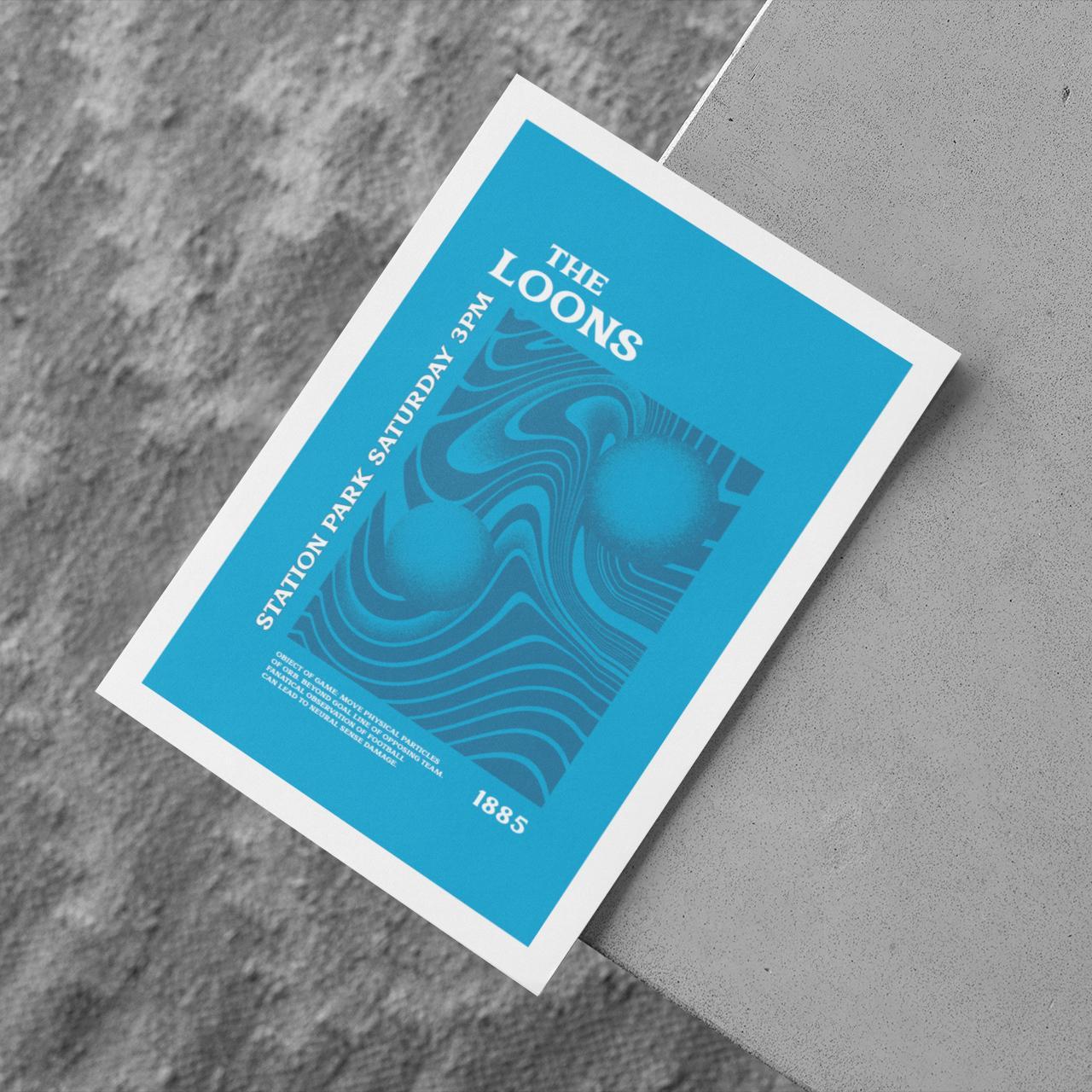 Forfar Athletic Inspired Psychedelic Art A4... - Depop