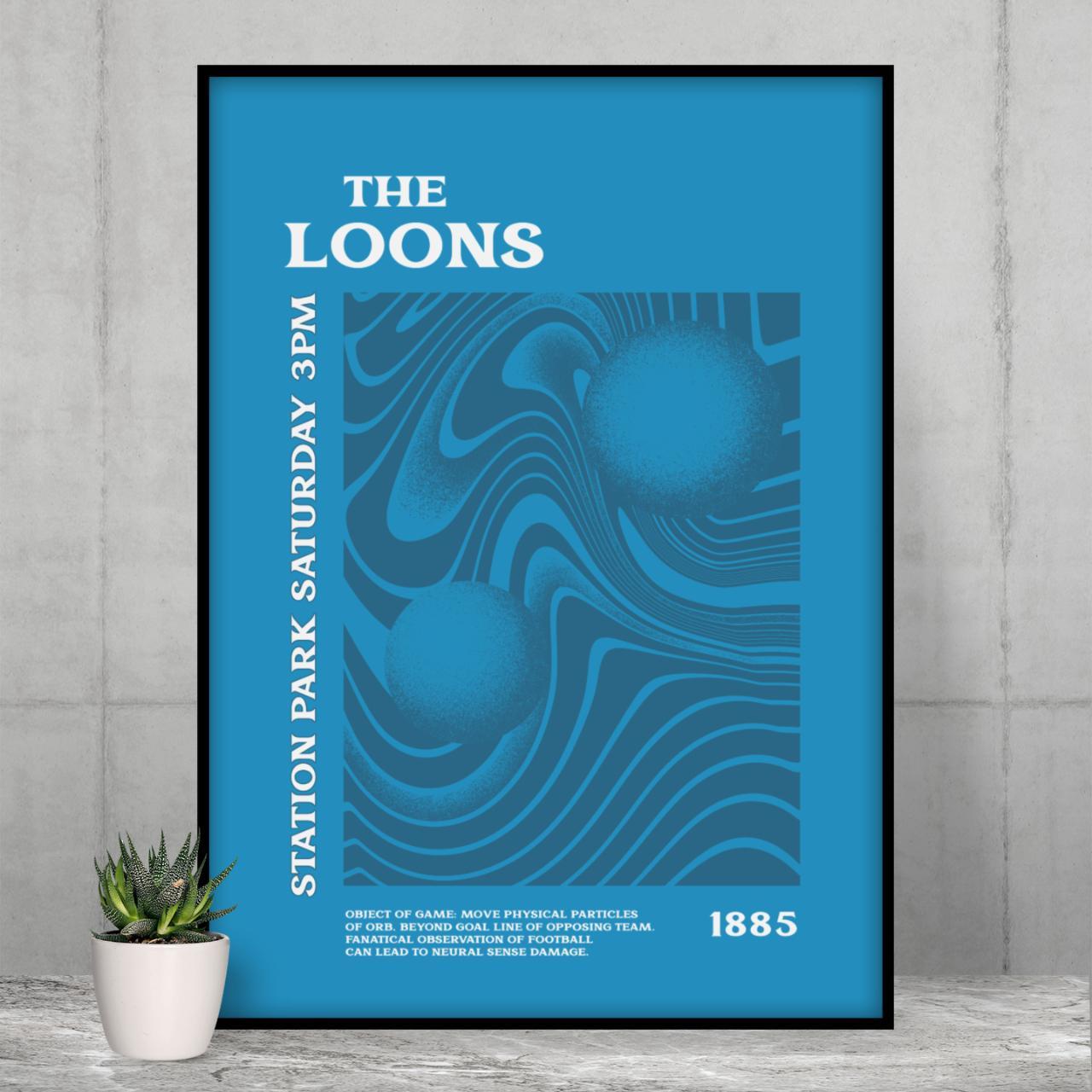 Forfar Athletic Inspired Psychedelic Art A4... - Depop