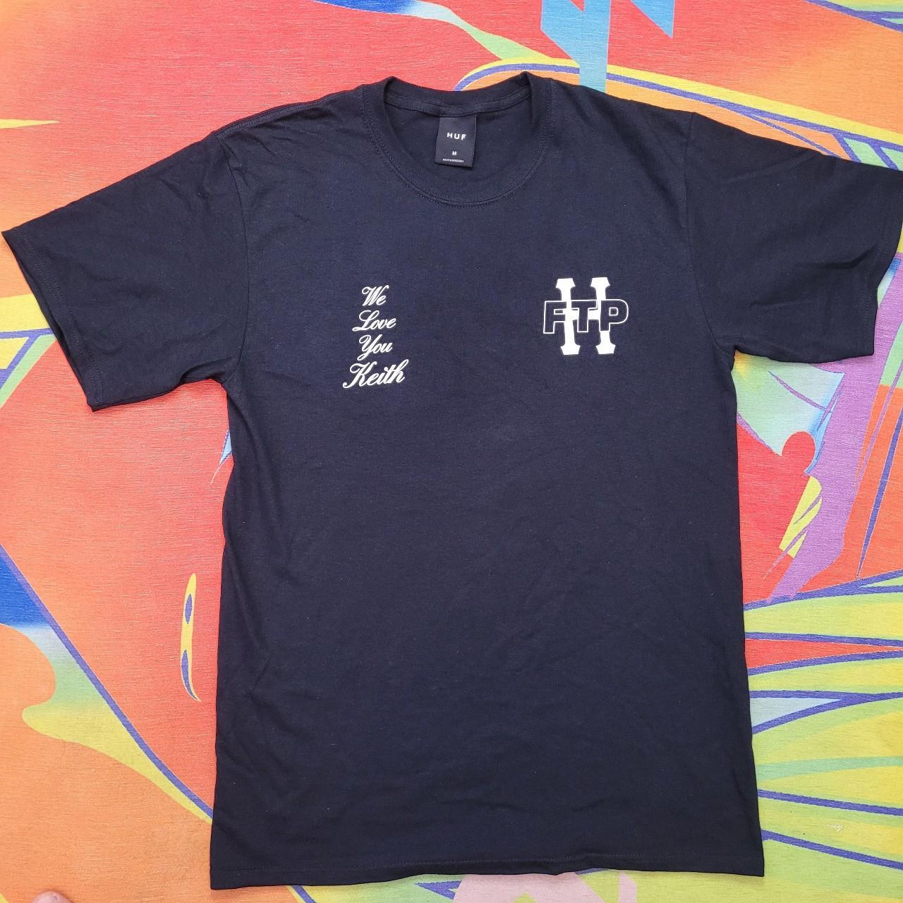 FTP x HUF RIP Kieth Shirt Size medium Good Condition - Depop