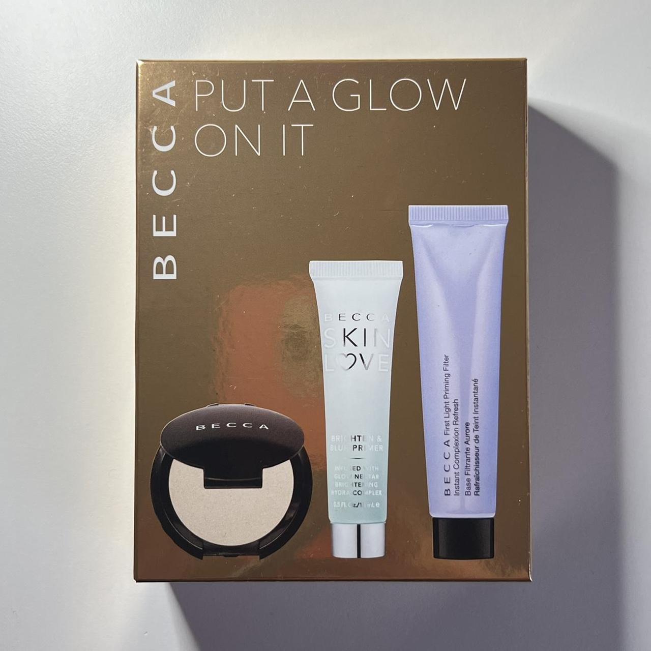 BECCA Put A Glow On It Primer & Highlighter Set... - Depop
