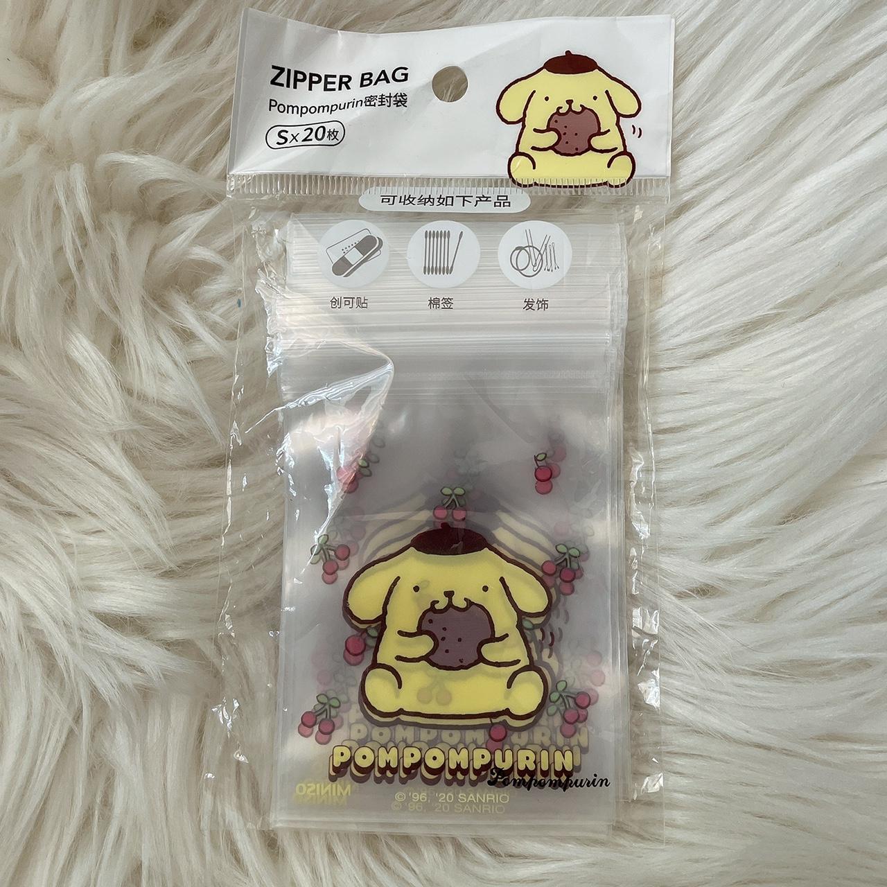 Pompompurin sanrio zipper bag Brand new Size 7x... - Depop