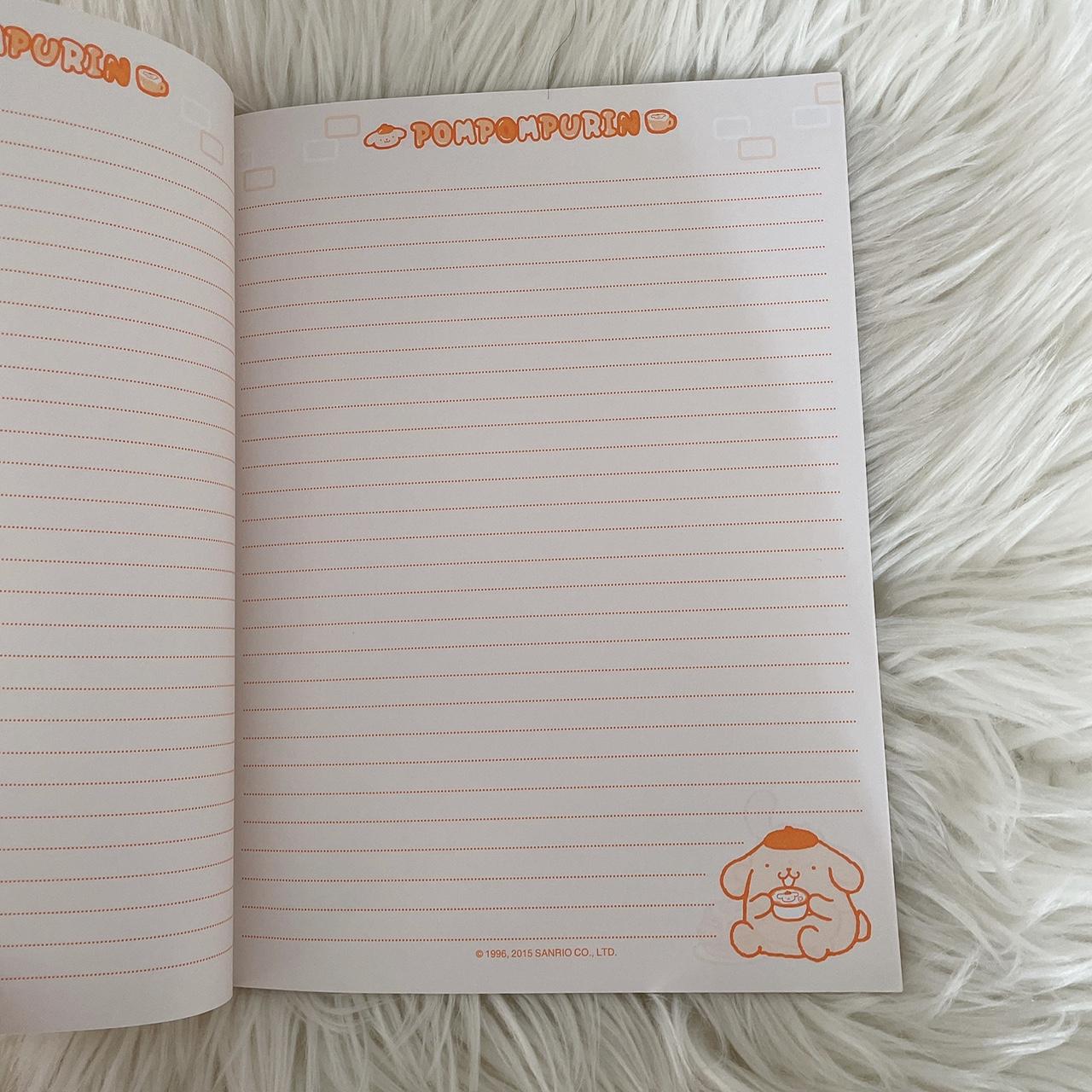 Pompompurin sanrio notebook Brand new Size 7.5 x... - Depop
