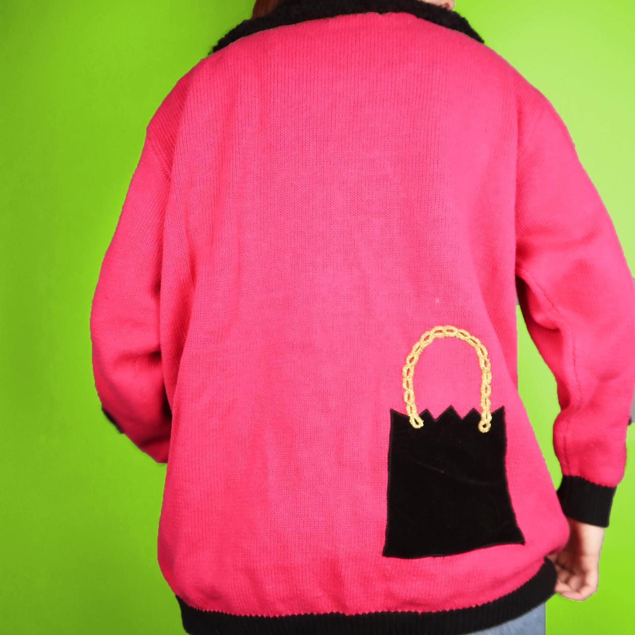 💗 The cutest 80s vintage quirky themed cardigan! Has... - Depop